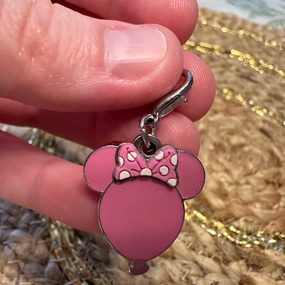 Disney | Jewelry | Pink Minnie Mouse Balloon Charm | Poshmark